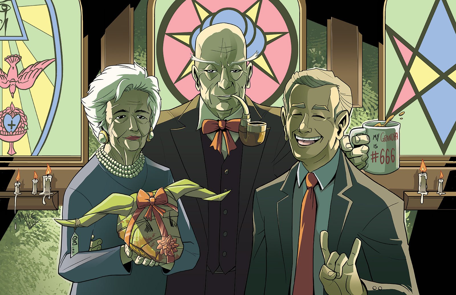 Crowley Bush Family Portrait (18 x 24" Poster) – Paranoid American